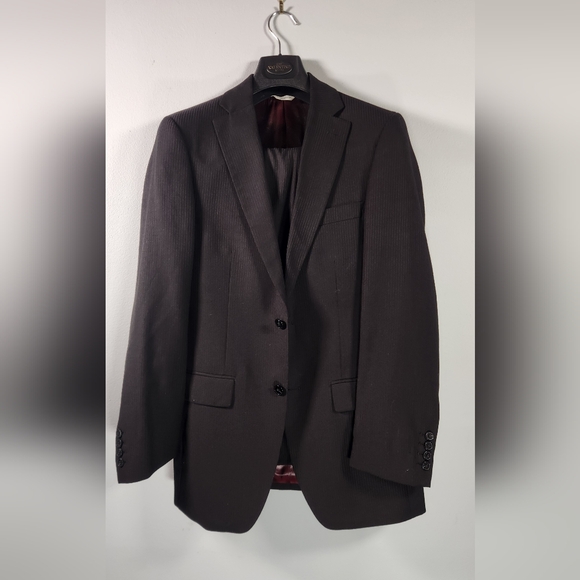 gino valentino | Suits & Blazers | Gino Valentino Black Pinstripe Suit ...